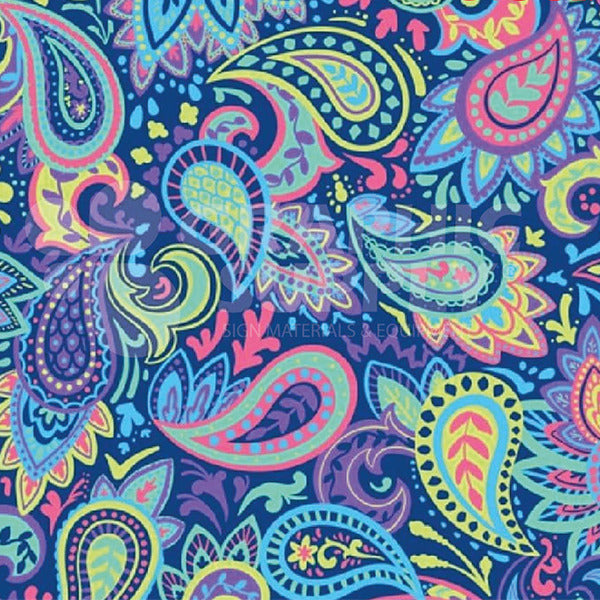 VINIL ADHESIVO PSV EASY PATTERN PAISLEY PARTY12" X 1' – tubelitegt